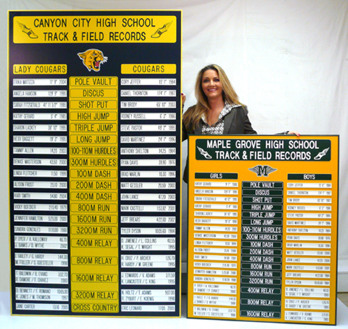 Complete Gallery of Traditional Sports Record Board Images | Digital ...